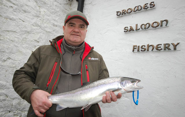 Mark Donaghy with his fish from the Blackwater on a Posh Tosh tub on ...