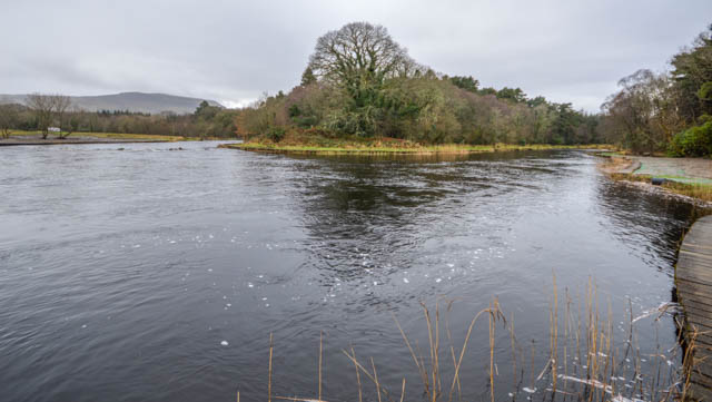 Corner of Blackwater Pool River Drowes Saturday 25th February 2017 ...